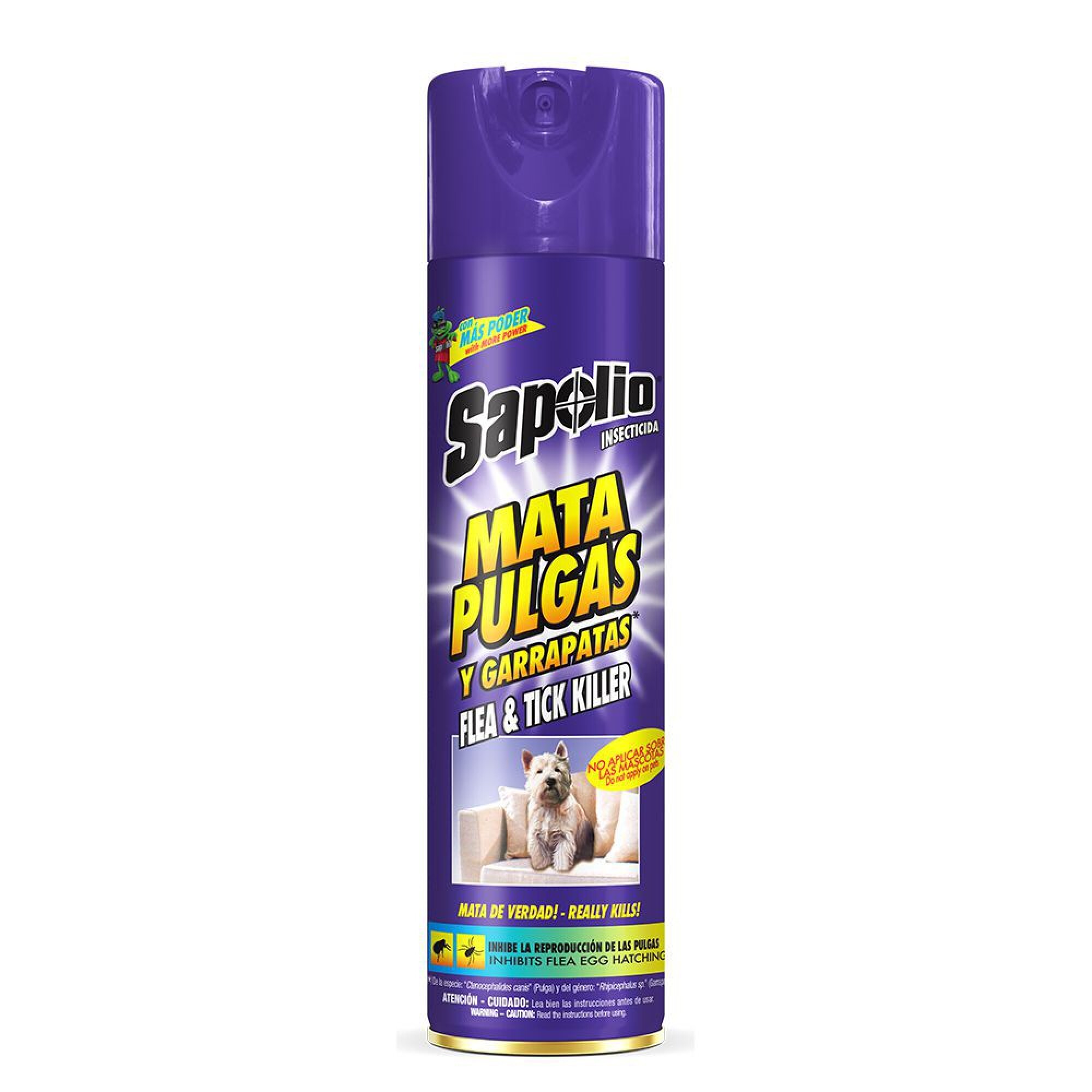 Insecticida Sapolio Mata Pulgas y Garrapatas Spray 360 ml – Magus