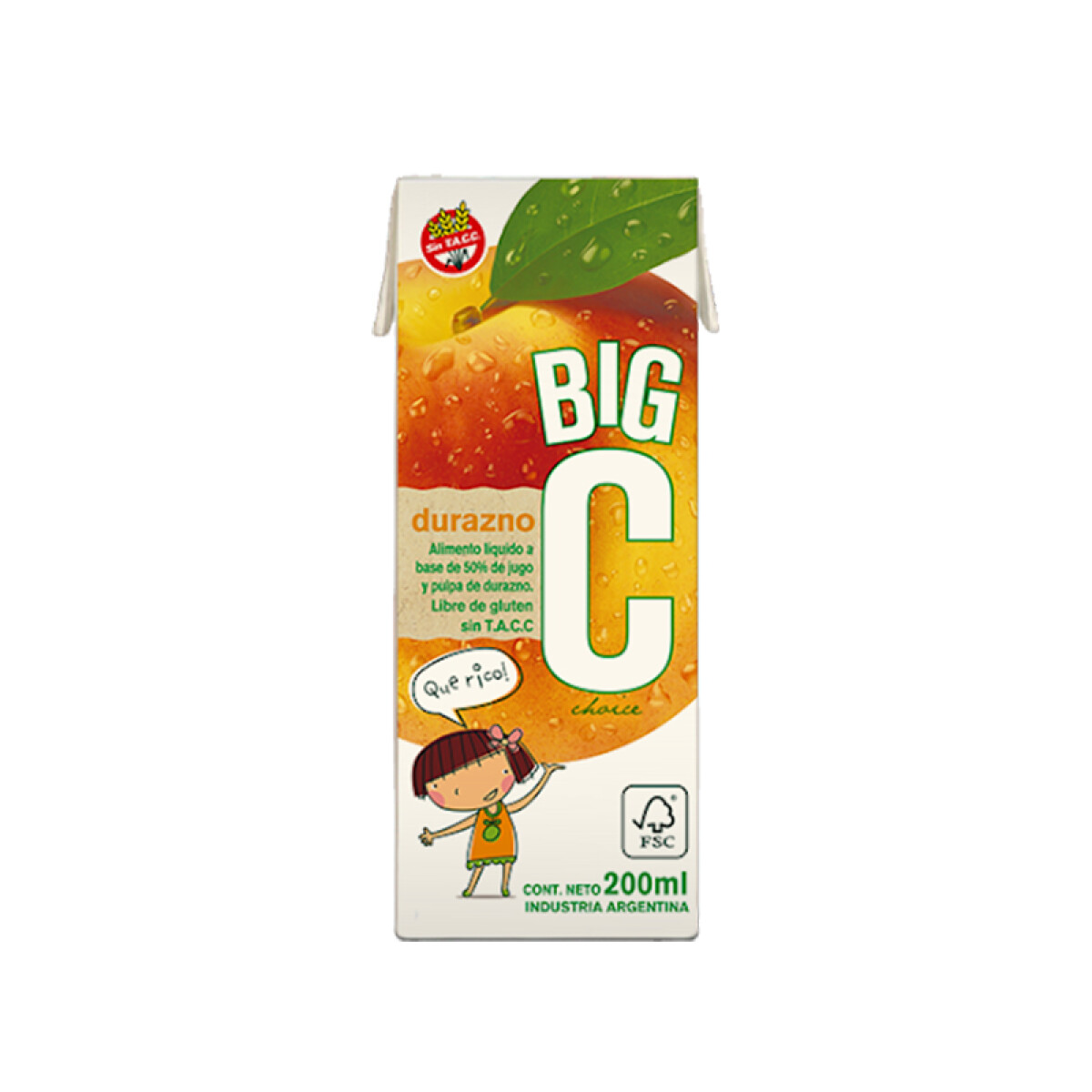 Jugo Big C 200ml Sabor DURAZNO – Magus