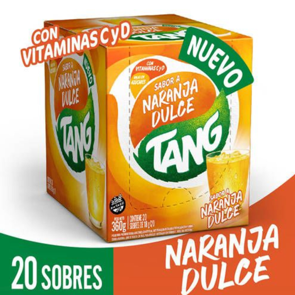 Jugo Tang 360gr x 20 Sobres Sabor Naranja Dulce – Magus